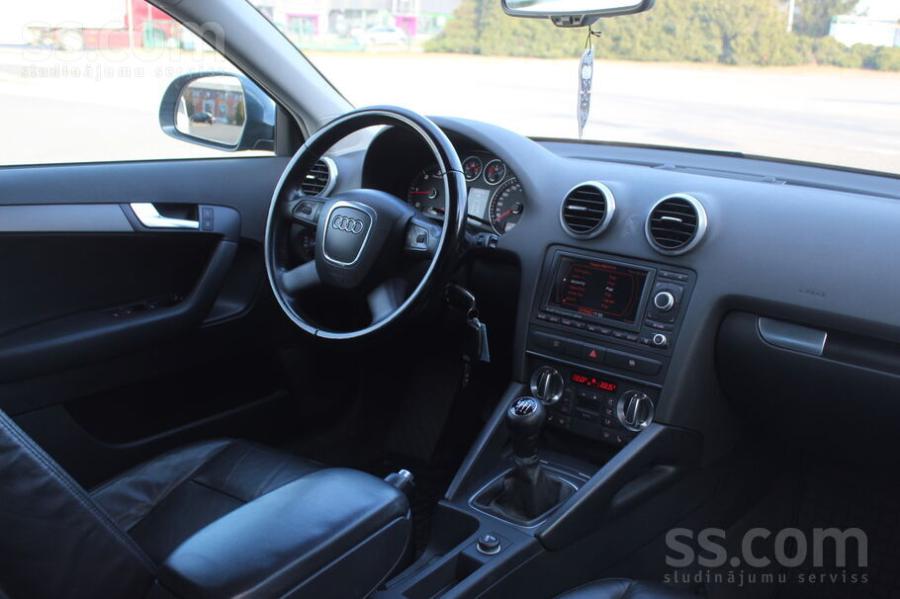 Pelēks Audi A3 2009 Rīga, ar dzinēja tilpumu 2.00 L un nobraukumu 285 tūkst. km par 3990 €, foto 13 vietnē AUTOMOTO.COM.LV