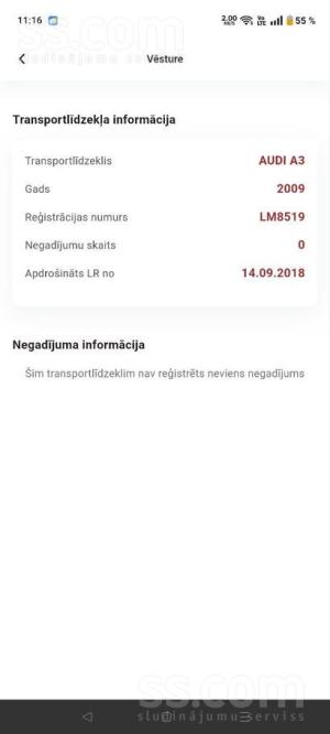 Pelēks Audi A3 2009 Rīga, ar dzinēja tilpumu 2.00 L un nobraukumu 285 tūkst. km par 3990 €, foto 23 vietnē AUTOMOTO.COM.LV