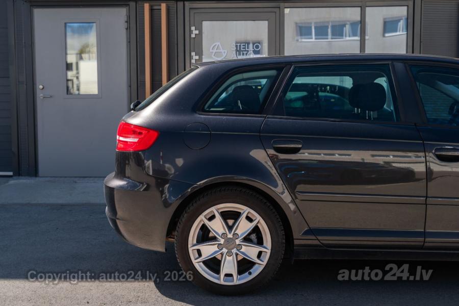Grey Audi A3 2009 in Tallinn, with an engine capacity of 1.40 L and mileage of 170 thousand km for 6990 €, photo 11 on AUTOMOTO.COM.LV