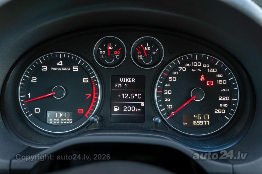 Grey Audi A3 2009 in Tallinn, with an engine capacity of 1.40 L and mileage of 170 thousand km for 6990 €, photo 26 on AUTOMOTO.COM.LV
