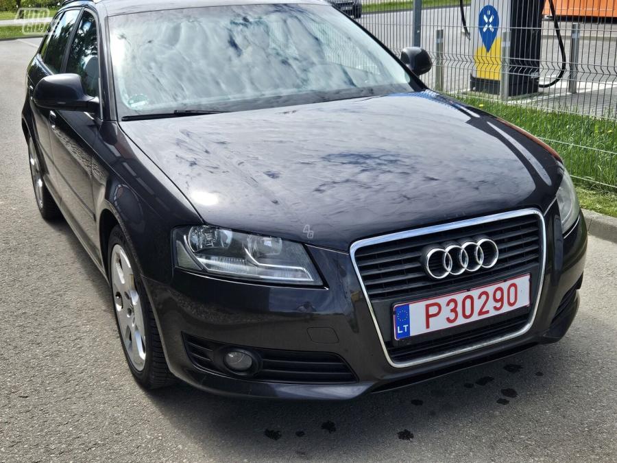Grey Audi A3 2009 in Kluonaliai, with an engine capacity of 1.80 L and mileage of 223 thousand km for 3599 €, photo 12 on AUTOMOTO.COM.LV