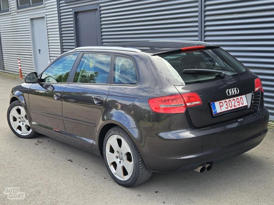 Grey Audi A3 2009 in Kluonaliai, with an engine capacity of 1.80 L and mileage of 223 thousand km for 3599 €, photo 14 on AUTOMOTO.COM.LV