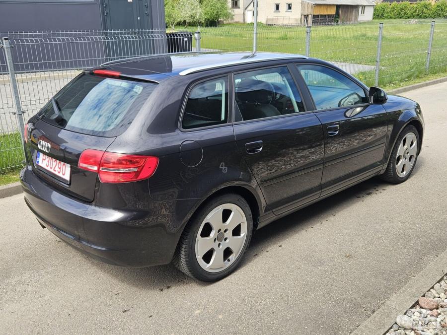 Grey Audi A3 2009 in Kluonaliai, with an engine capacity of 1.80 L and mileage of 223 thousand km for 3599 €, photo 19 on AUTOMOTO.COM.LV