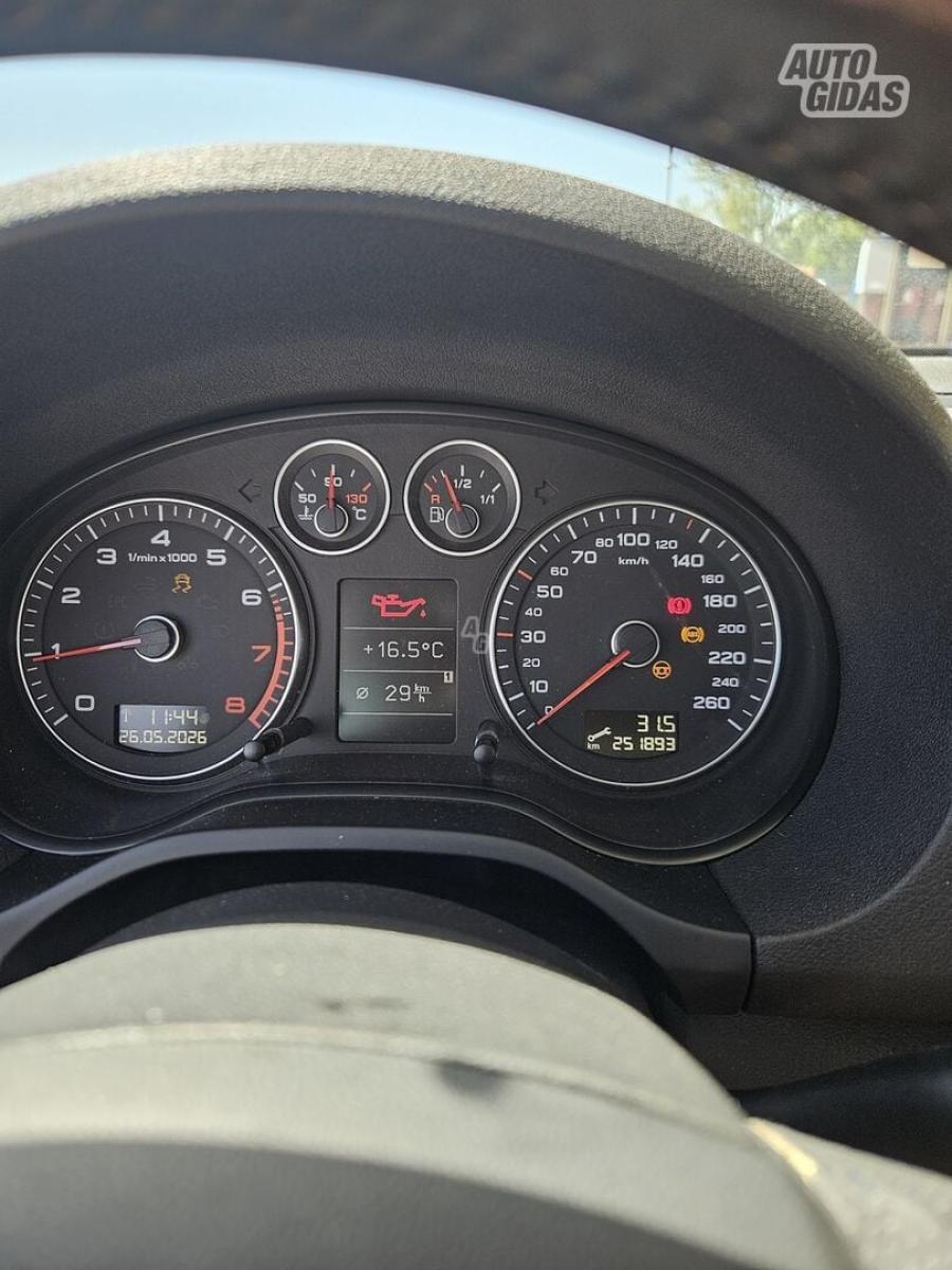 Grey Audi A3 2009 in Kluonaliai, with an engine capacity of 1.80 L and mileage of 223 thousand km for 3599 €, photo 27 on AUTOMOTO.COM.LV