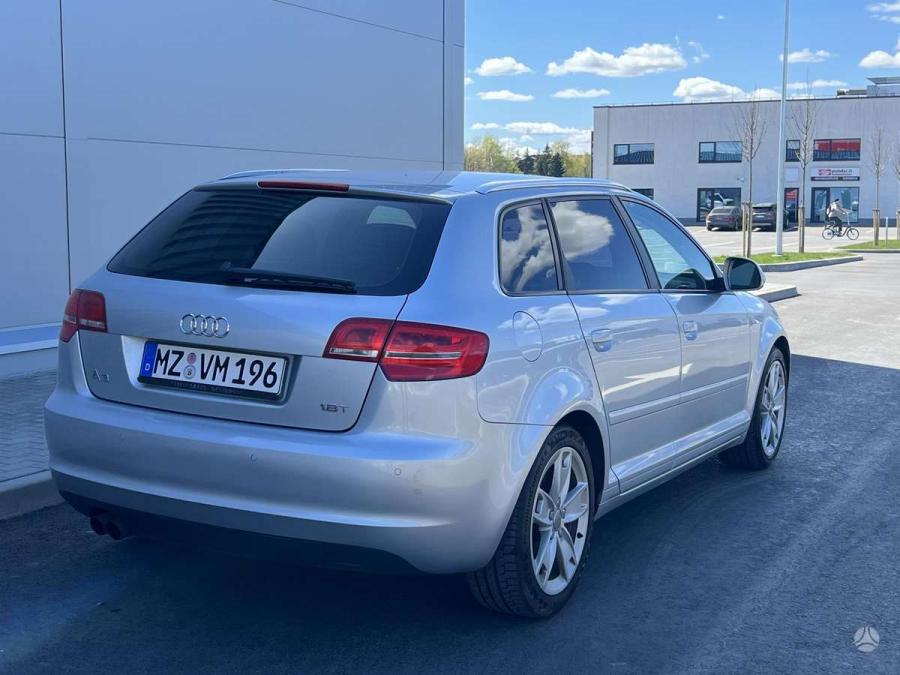Grey Audi A3 2009 in Kaunas, with an engine capacity of 1.80 L and mileage of 215 thousand km for 3950 €, photo 7 on AUTOMOTO.COM.LV