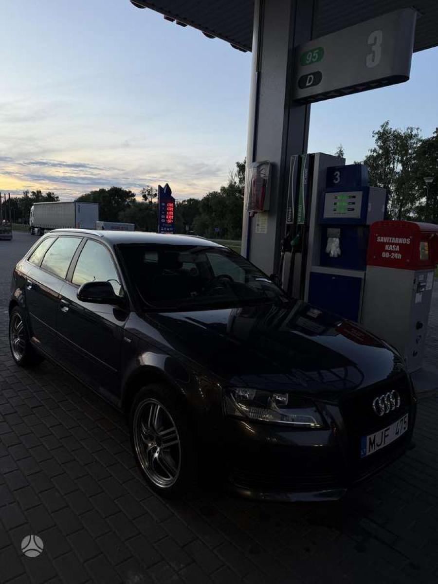Grey Audi A3 2009 in Birstonas, with an engine capacity of 1.39 L and mileage of 209 thousand km for 4500 €, photo 16 on AUTOMOTO.COM.LV