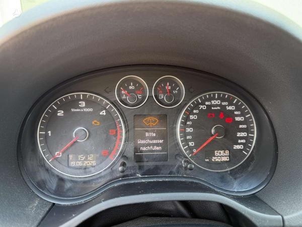 Grey Audi A3 2009 in Kaunas, with an engine capacity of 1.97 L and mileage of 250 thousand km for 4200 €, photo 6 on AUTOMOTO.COM.LV