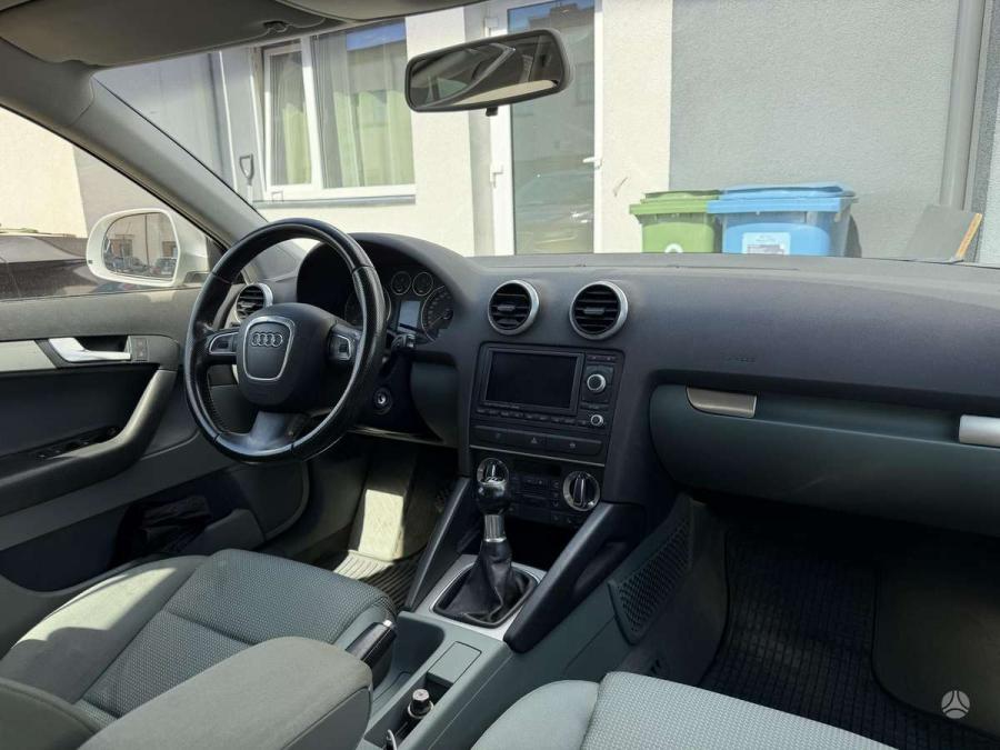 Pelēks Audi A3 2009 Kauņa, ar dzinēja tilpumu 1.97 L un nobraukumu 250 tūkst. km par 4200 €, foto 8 vietnē AUTOMOTO.COM.LV