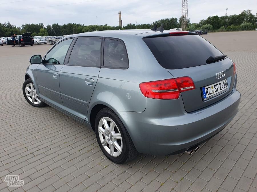 Grey Audi A3 2009 in Marijampole, with an engine capacity of 1.40 L and mileage of 245 thousand km for 4950 €, photo 7 on AUTOMOTO.COM.LV