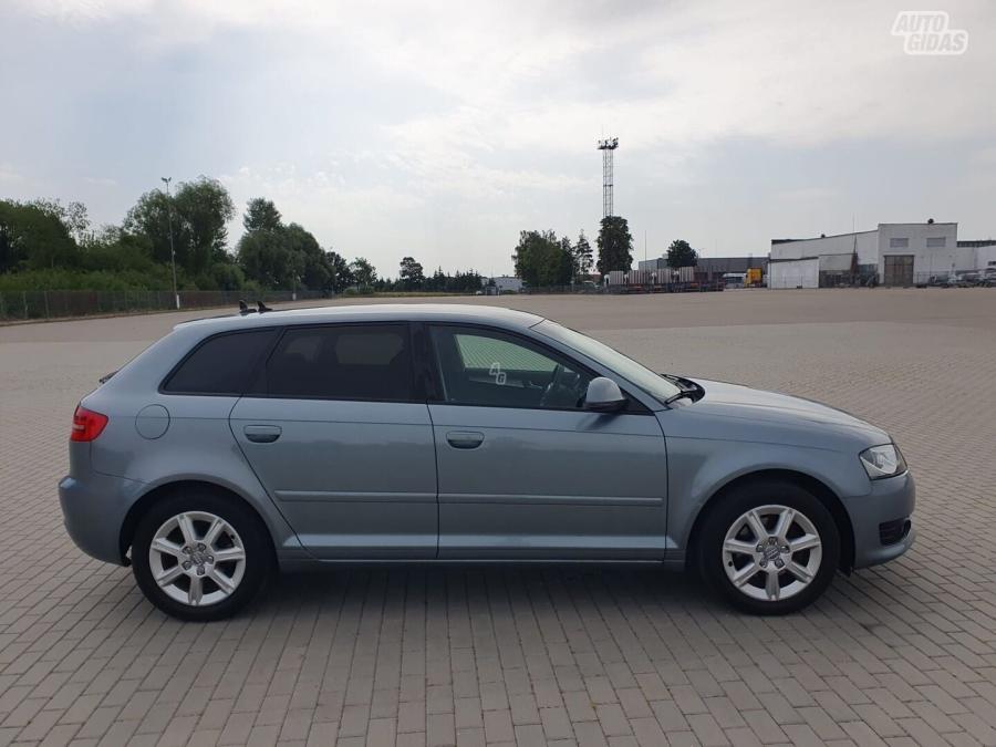 Grey Audi A3 2009 in Marijampole, with an engine capacity of 1.40 L and mileage of 245 thousand km for 4950 €, photo 9 on AUTOMOTO.COM.LV