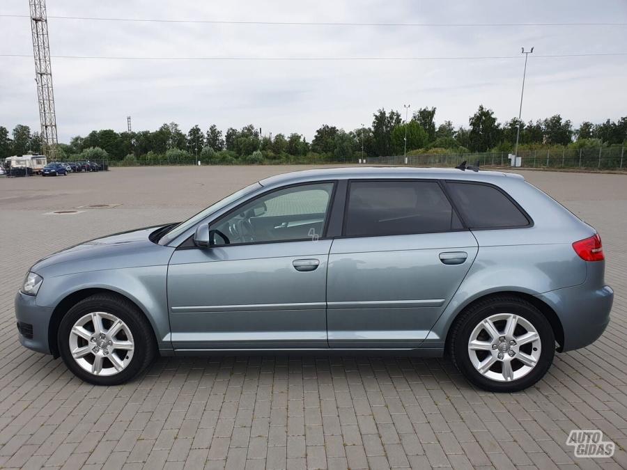 Grey Audi A3 2009 in Marijampole, with an engine capacity of 1.40 L and mileage of 245 thousand km for 4950 €, photo 10 on AUTOMOTO.COM.LV