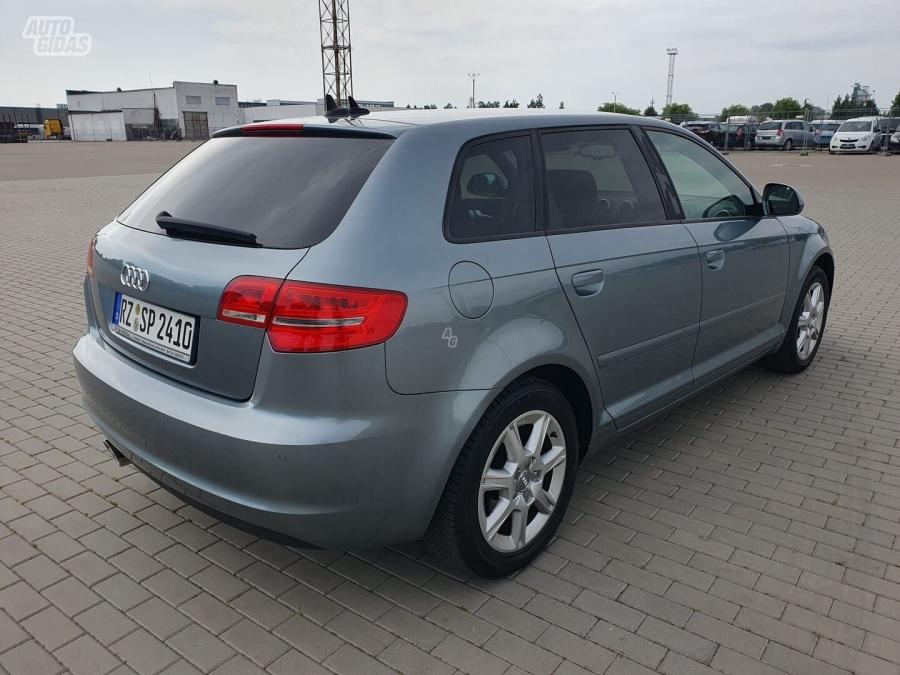 Grey Audi A3 2009 in Marijampole, with an engine capacity of 1.40 L and mileage of 245 thousand km for 4950 €, photo 11 on AUTOMOTO.COM.LV