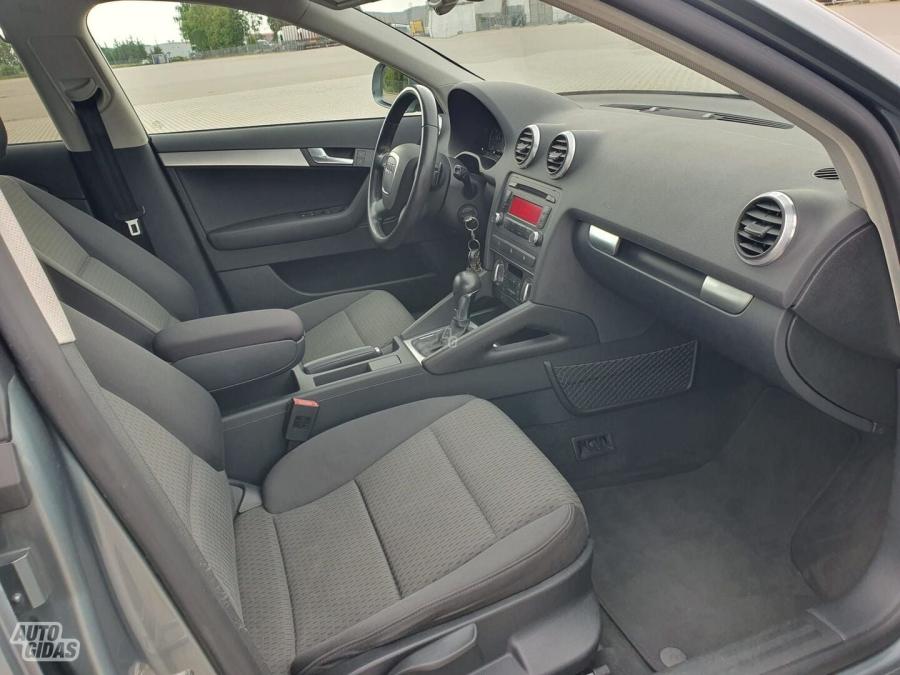 Grey Audi A3 2009 in Marijampole, with an engine capacity of 1.40 L and mileage of 245 thousand km for 4950 €, photo 18 on AUTOMOTO.COM.LV