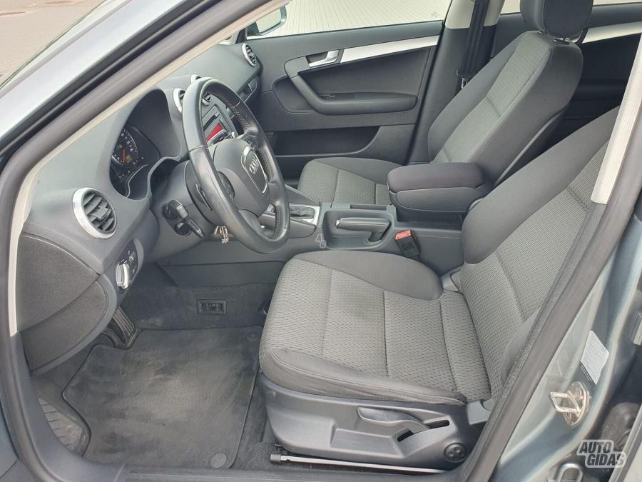 Grey Audi A3 2009 in Marijampole, with an engine capacity of 1.40 L and mileage of 245 thousand km for 4950 €, photo 19 on AUTOMOTO.COM.LV