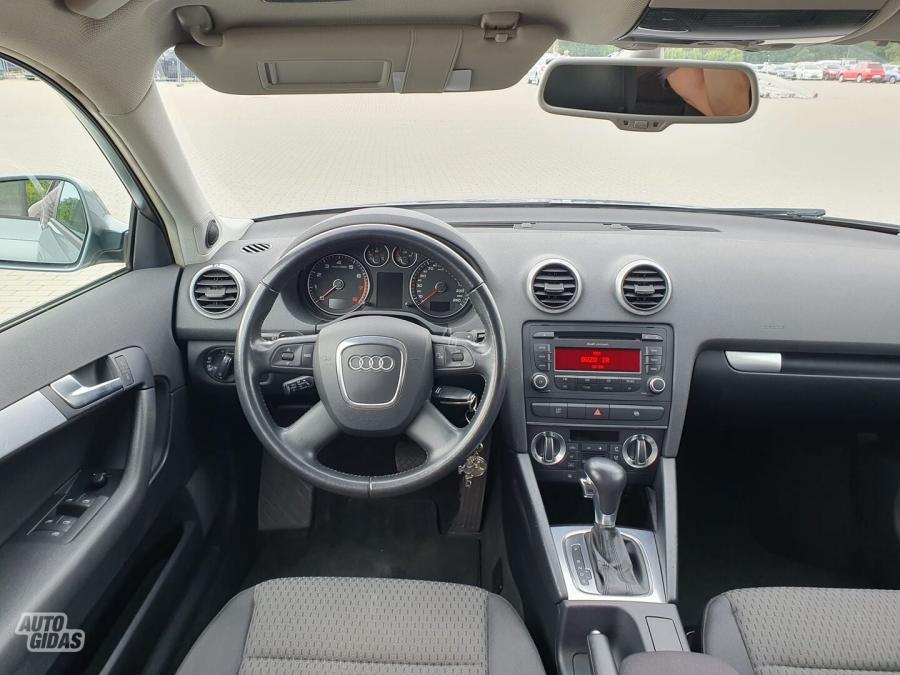 Grey Audi A3 2009 in Marijampole, with an engine capacity of 1.40 L and mileage of 245 thousand km for 4950 €, photo 21 on AUTOMOTO.COM.LV