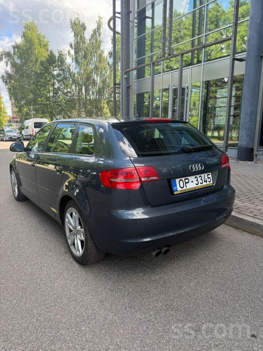 Grey Audi A3 2009 in Riga, with an engine capacity of 2.00 L and mileage of 0 thousand km for 5200 €, photo 4 on AUTOMOTO.COM.LV