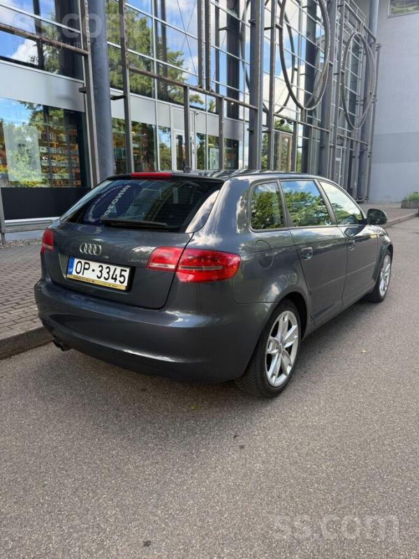Grey Audi A3 2009 in Riga, with an engine capacity of 2.00 L and mileage of 0 thousand km for 5200 €, photo 4 on AUTOMOTO.COM.LV