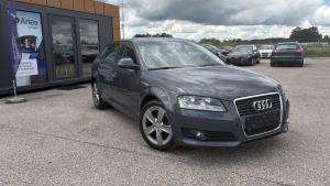 Grey Audi A3 2009 in Marijampole, with an engine capacity of 1.39 L and mileage of 153 thousand km for 4600 €, photo  on AUTOMOTO.COM.LV
