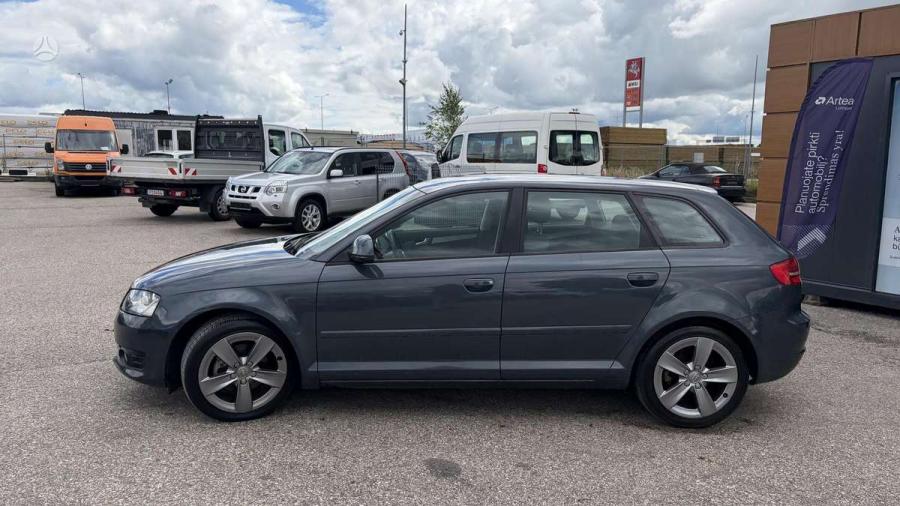 Pelēks Audi A3 2009 Marijampole, ar dzinēja tilpumu 1.39 L un nobraukumu 153 tūkst. km par 4600 €, foto 8 vietnē AUTOMOTO.COM.LV