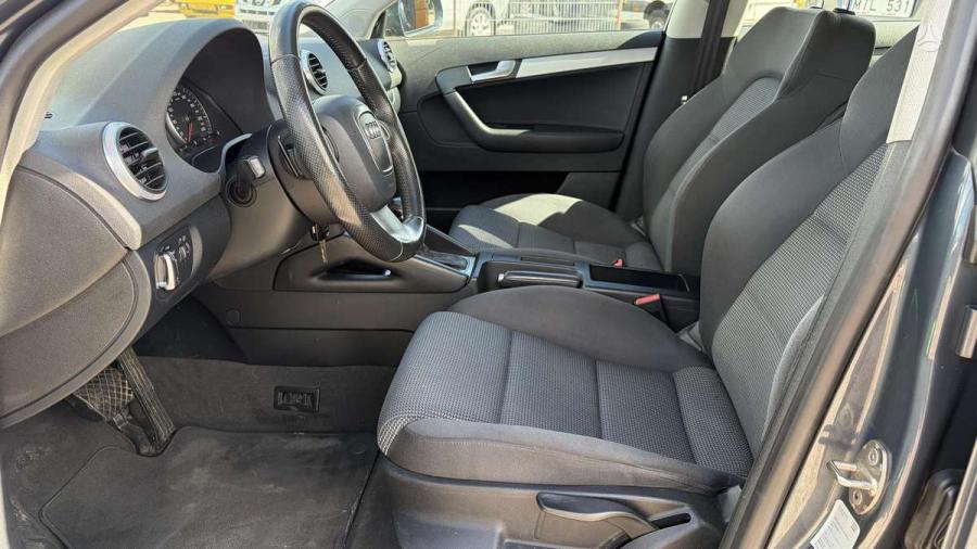 Pelēks Audi A3 2009 Marijampole, ar dzinēja tilpumu 1.39 L un nobraukumu 153 tūkst. km par 4600 €, foto 20 vietnē AUTOMOTO.COM.LV