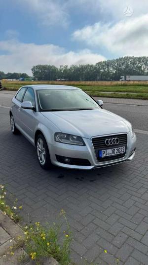 Grey Audi A3 2009 in Vilnius, with an engine capacity of 1.60 L and mileage of 214 thousand km for 4900 €, photo  on AUTOMOTO.COM.LV
