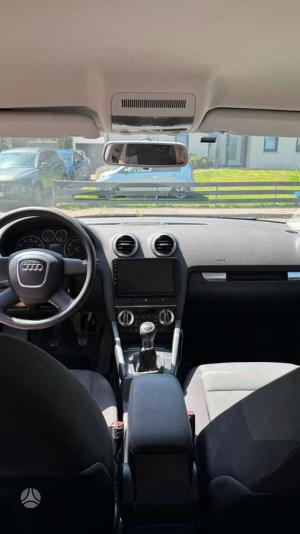 Grey Audi A3 2009 in Vilnius, with an engine capacity of 1.60 L and mileage of 214 thousand km for 4900 €, photo 7 on AUTOMOTO.COM.LV