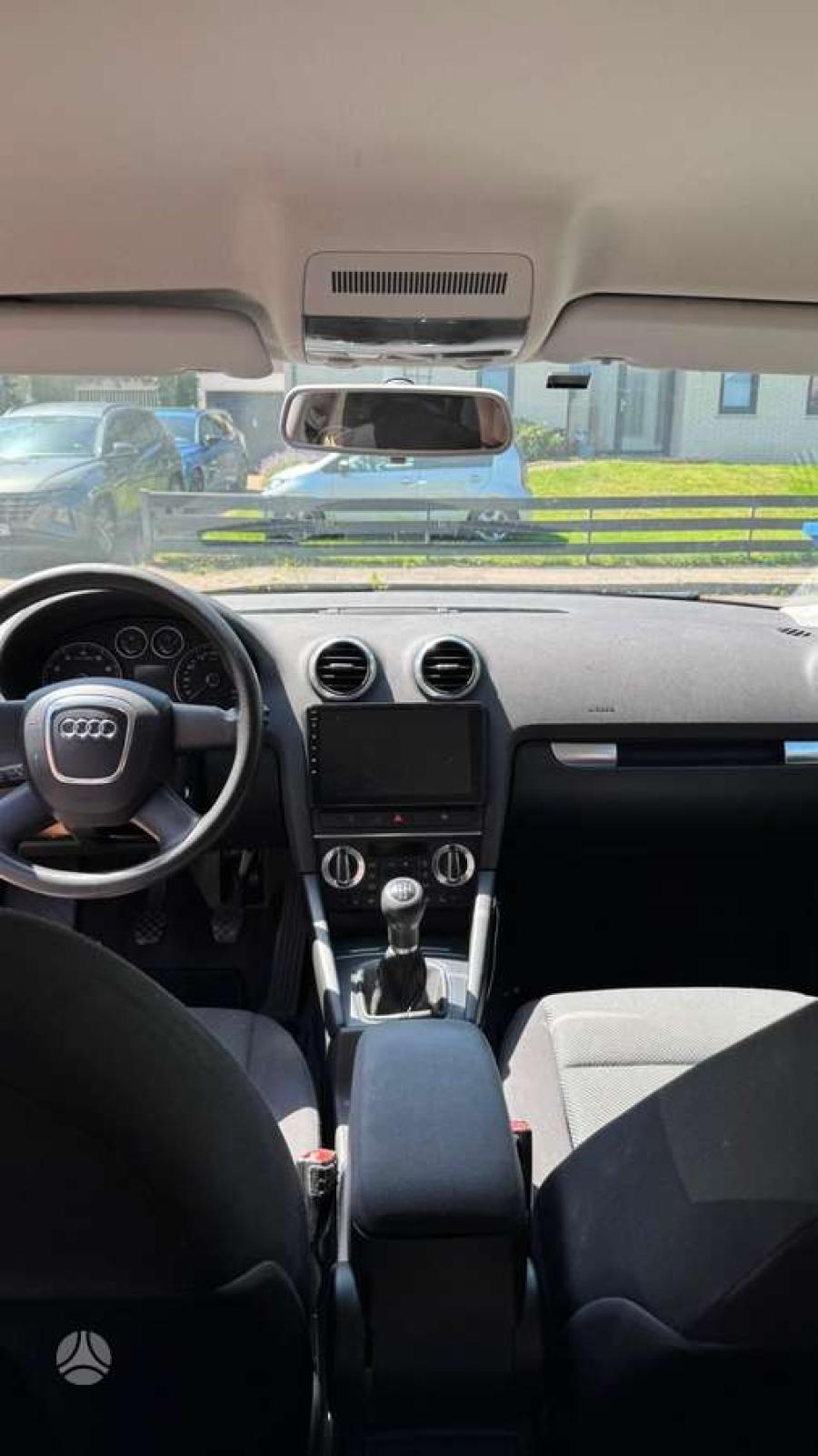 Grey Audi A3 2009 in Vilnius, with an engine capacity of 1.60 L and mileage of 214 thousand km for 4900 €, photo 7 on AUTOMOTO.COM.LV
