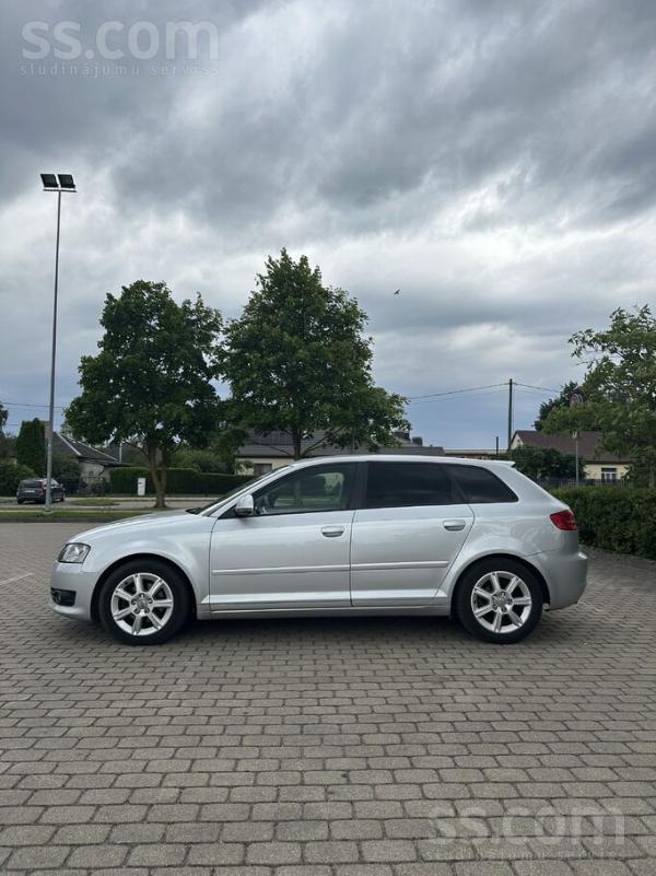 Pelēks Audi A3 2009 Jelgava, ar dzinēja tilpumu 1.90 L un nobraukumu 275 tūkst. km par 4800 €, foto 3 vietnē AUTOMOTO.COM.LV