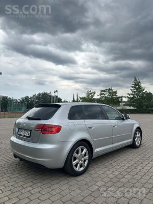 Pelēks Audi A3 2009 Jelgava, ar dzinēja tilpumu 1.90 L un nobraukumu 275 tūkst. km par 4800 €, foto 6 vietnē AUTOMOTO.COM.LV