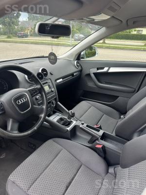 Pelēks Audi A3 2009 Jelgava, ar dzinēja tilpumu 1.90 L un nobraukumu 275 tūkst. km par 4800 €, foto 10 vietnē AUTOMOTO.COM.LV