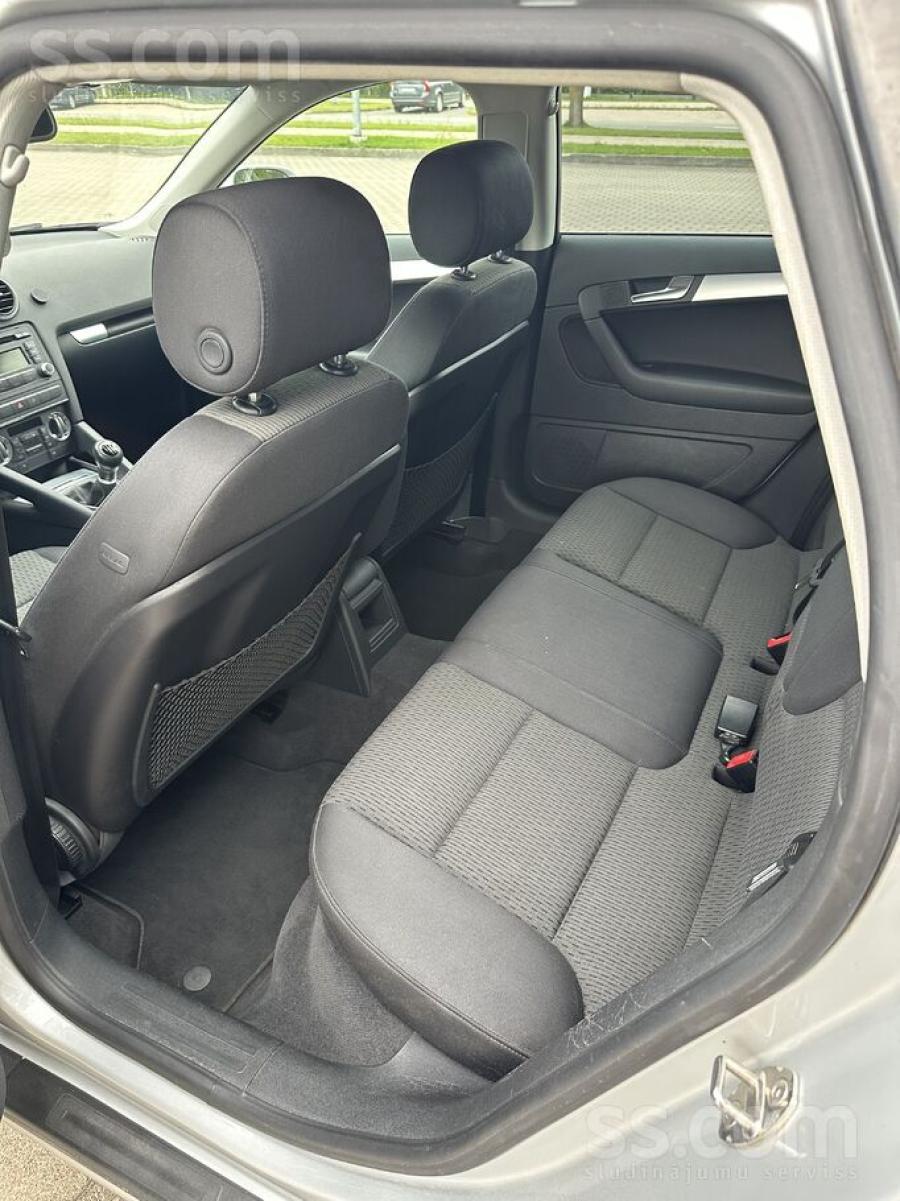 Pelēks Audi A3 2009 Jelgava, ar dzinēja tilpumu 1.90 L un nobraukumu 275 tūkst. km par 4800 €, foto 11 vietnē AUTOMOTO.COM.LV