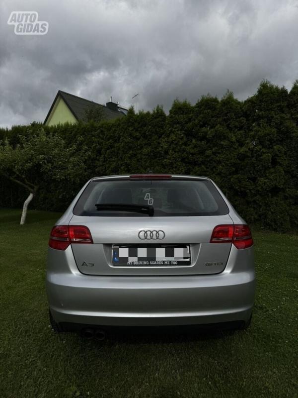 Pelēks Audi A3 2009 Kauņa, ar dzinēja tilpumu 1.90 L un nobraukumu 273 tūkst. km par 3800 €, foto 5 vietnē AUTOMOTO.COM.LV