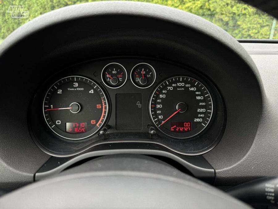 Grey Audi A3 2009 in Kaunas, with an engine capacity of 1.90 L and mileage of 273 thousand km for 3800 €, photo 8 on AUTOMOTO.COM.LV