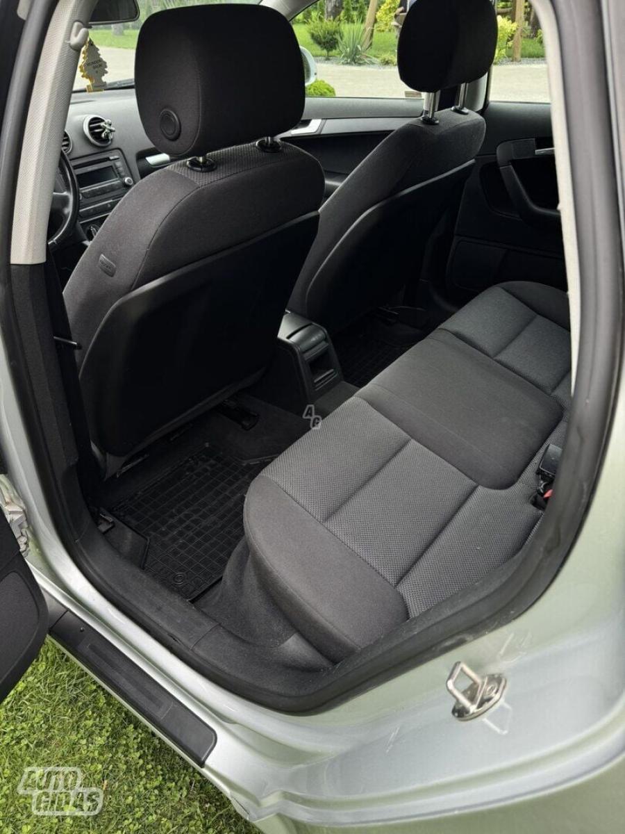 Grey Audi A3 2009 in Kaunas, with an engine capacity of 1.90 L and mileage of 273 thousand km for 3800 €, photo 13 on AUTOMOTO.COM.LV
