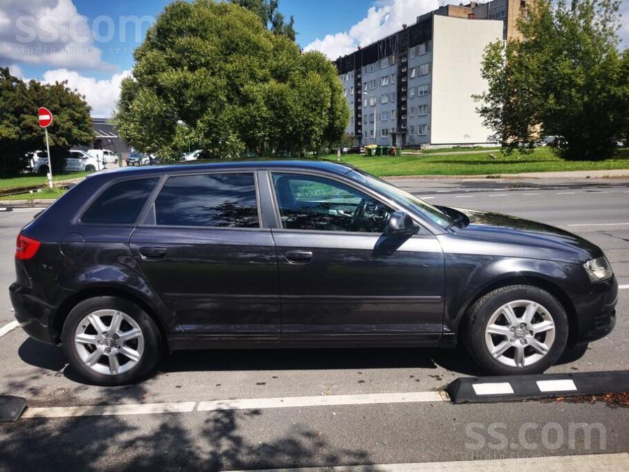 Grey Audi A3 2009 in Riga, with an engine capacity of 1.40 L and mileage of 254 thousand km for 4300 €, photo 4 on AUTOMOTO.COM.LV