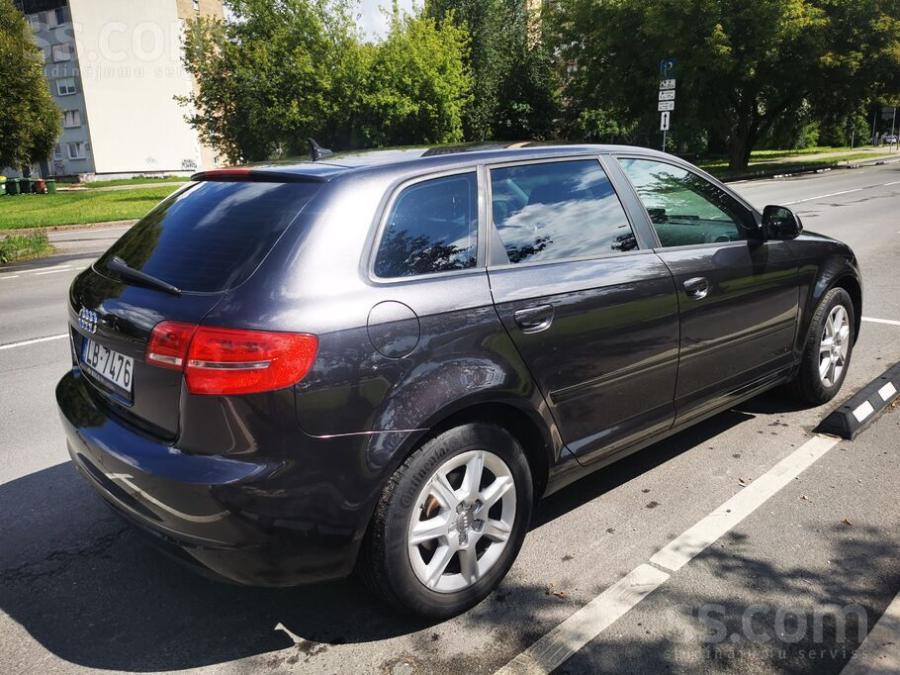 Grey Audi A3 2009 in Riga, with an engine capacity of 1.40 L and mileage of 254 thousand km for 4300 €, photo 5 on AUTOMOTO.COM.LV