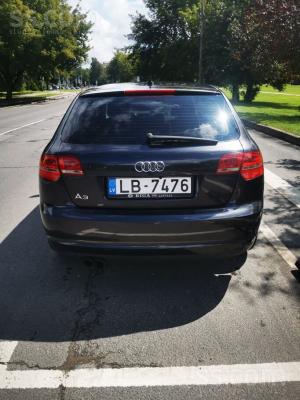 Grey Audi A3 2009 in Riga, with an engine capacity of 1.40 L and mileage of 254 thousand km for 4300 €, photo 6 on AUTOMOTO.COM.LV