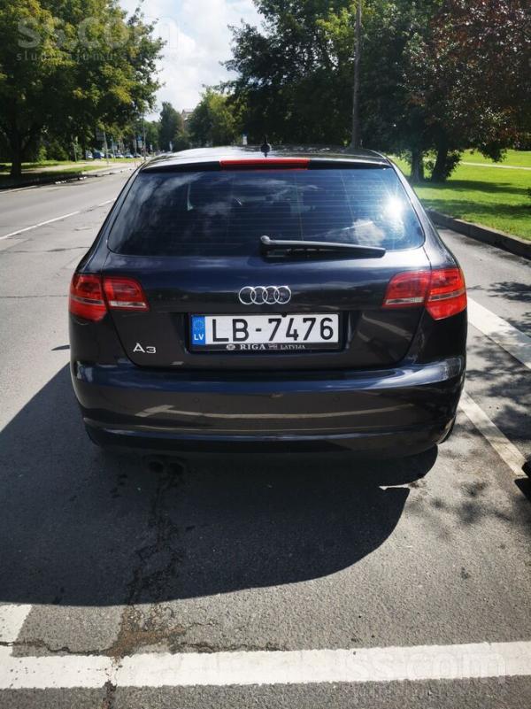 Grey Audi A3 2009 in Riga, with an engine capacity of 1.40 L and mileage of 254 thousand km for 4300 €, photo 5 on AUTOMOTO.COM.LV