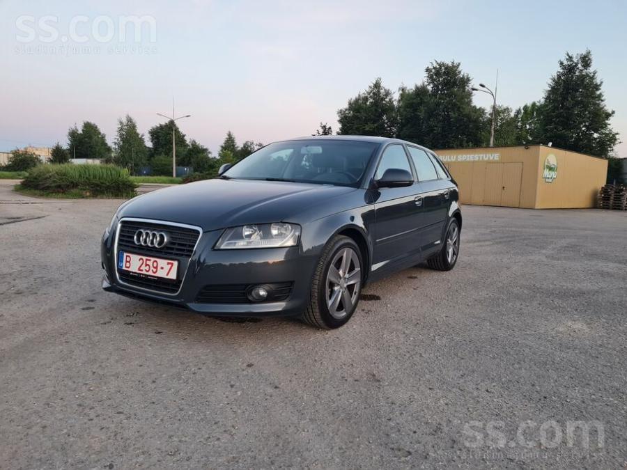 Grey Audi A3 2009 in Ogre, with an engine capacity of 1.40 L and mileage of 0 thousand km for 5900 €, photo 1 on AUTOMOTO.COM.LV