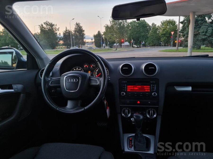 Grey Audi A3 2009 in Ogre, with an engine capacity of 1.40 L and mileage of 0 thousand km for 5900 €, photo 16 on AUTOMOTO.COM.LV