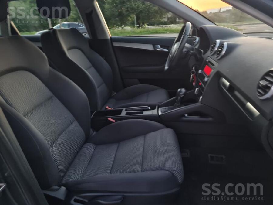 Grey Audi A3 2009 in Ogre, with an engine capacity of 1.40 L and mileage of 0 thousand km for 5900 €, photo 21 on AUTOMOTO.COM.LV
