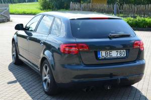 Pelēks Audi A3 2009 Šauļi, ar dzinēja tilpumu 1.90 L un nobraukumu 270 tūkst. km par 3400 €, foto  vietnē AUTOMOTO.COM.LV