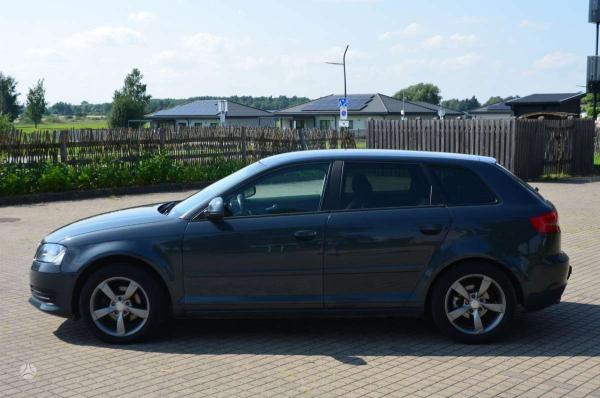 Grey Audi A3 2009 in Siauliai, with an engine capacity of 1.90 L and mileage of 270 thousand km for 3400 €, photo 4 on AUTOMOTO.COM.LV