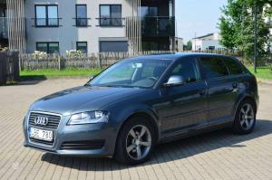 Серый Ауди А3 2009 в Шяуляй, объемом двигателя 1.90 л и пробегом 270 тыс. км за 3400 €, фото 23 на AUTOMOTO.COM.LV