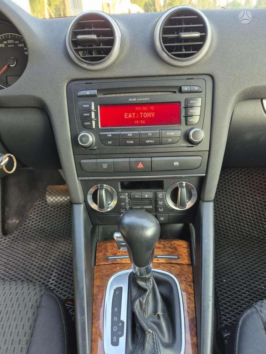 Серый Ауди А3 2009 в Ионава, объемом двигателя 1.90 л и пробегом 372 тыс. км за 3500 €, фото 6 на AUTOMOTO.COM.LV