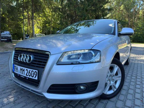 Pelēks Audi A3 2009 Viļņa, ar dzinēja tilpumu 1.60 L un nobraukumu 212 tūkst. km par 5900 €, foto 1 vietnē AUTOMOTO.COM.LV