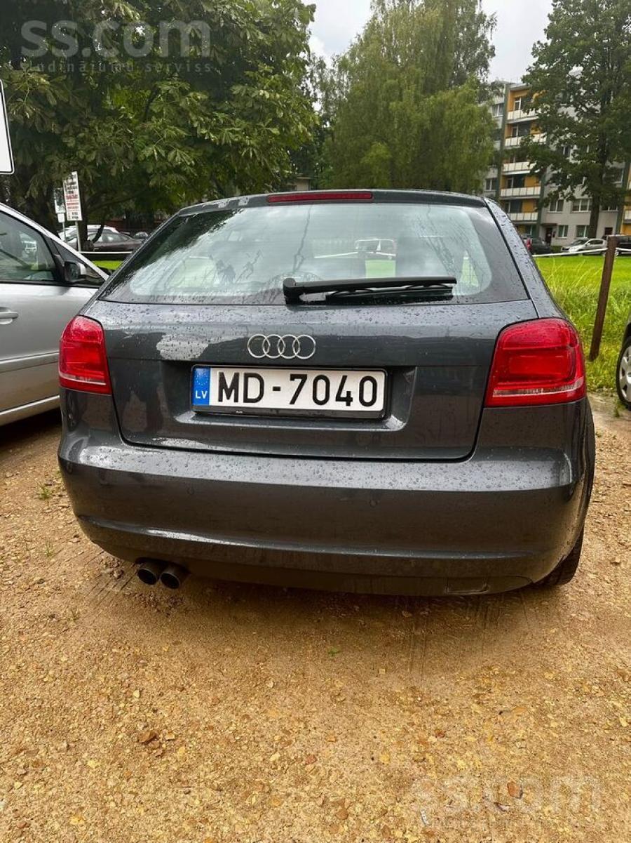 Pelēks Audi A3 2009 Valmiera, ar dzinēja tilpumu 1.90 L un nobraukumu 180 tūkst. km par 3000 €, foto 3 vietnē AUTOMOTO.COM.LV