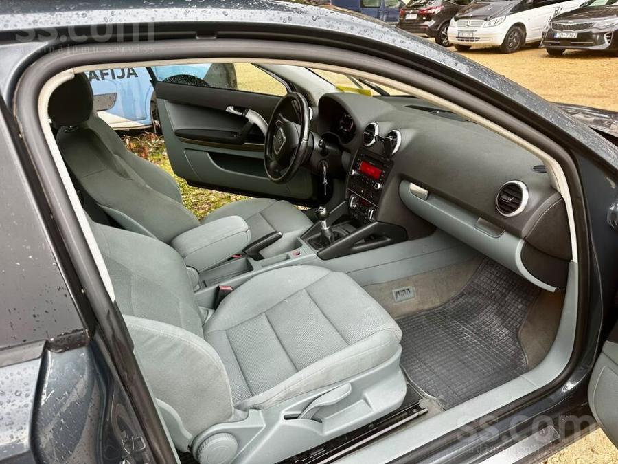 Pelēks Audi A3 2009 Valmiera, ar dzinēja tilpumu 1.90 L un nobraukumu 180 tūkst. km par 3000 €, foto 5 vietnē AUTOMOTO.COM.LV