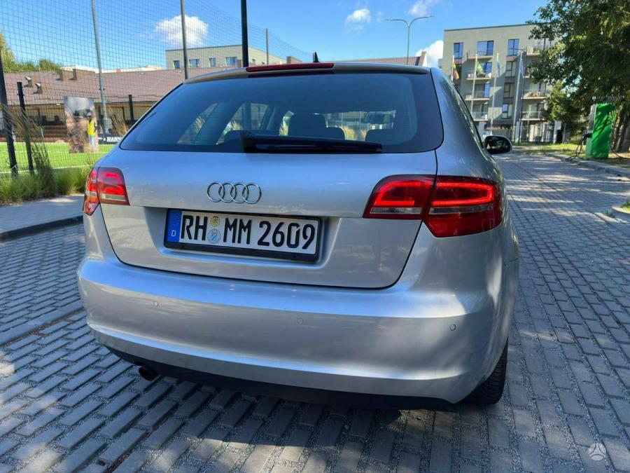 Pelēks Audi A3 2009 Viļņa, ar dzinēja tilpumu 1.60 L un nobraukumu 212 tūkst. km par 5590 €, foto 9 vietnē AUTOMOTO.COM.LV
