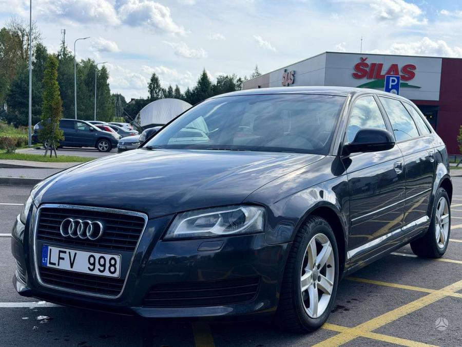 Pelēks Audi A3 2009 Viļņa, ar dzinēja tilpumu 1.97 L un nobraukumu 233 tūkst. km par 4200 €, foto 1 vietnē AUTOMOTO.COM.LV
